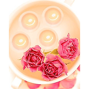 80 Pcs 1.73 Inch White Unscented Floating Candles, Dripless Tealight Candles Home Decorations, Cute and Elegant Burning Candles for Wedding Vases Centerpieces Party Accessories