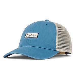 Titleist Men's Standard Charleston Mesh Golf Hat, Niagara/Bone, OSF