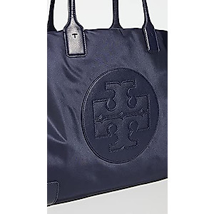 Tory Burch Women's Ella Tote, Tory Navy, Blue, One Size