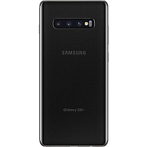 SAMSUNG Galaxy S10+ Plus (128GB, 8GB) 6.4" AMOLED, Snapdragon 855, IP68 Water Resistant, 4G LTE (Fully Unlocked US Model for T-Mobile, AT&T, Verizon, Global) G975U1 (Wireless Charger Bundle, Black)