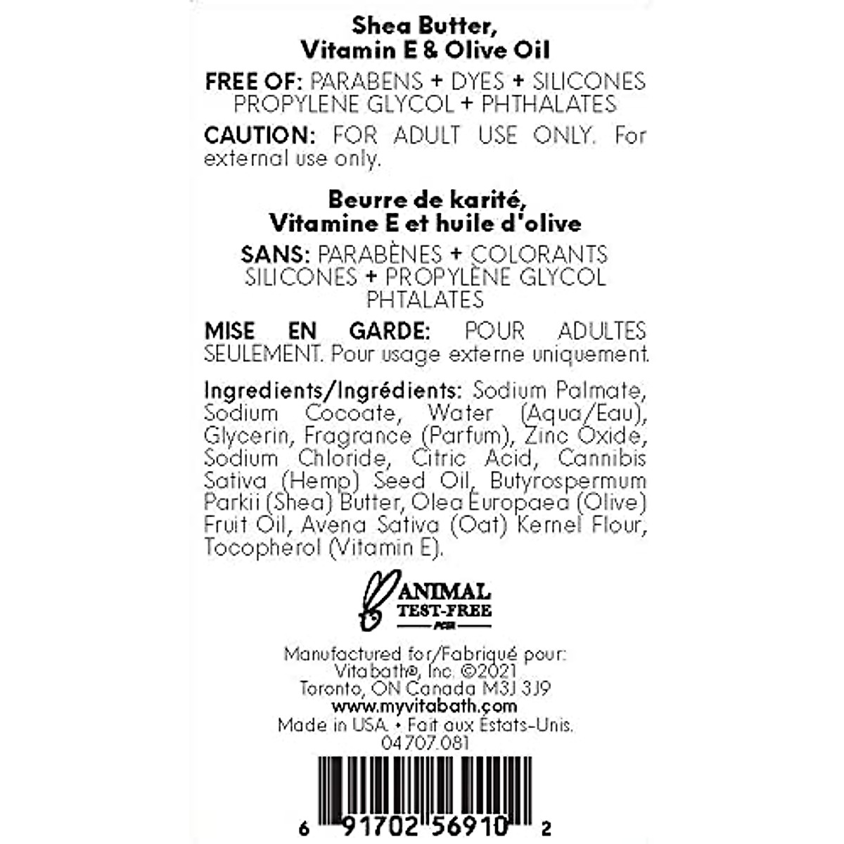 Vitabath Men's Amber Woodland Soap on a Rope Moisturizing Natural Hemp Oil & Shea Bar - Hydrating Whole Body Cleanser for Men or Women - 9 oz