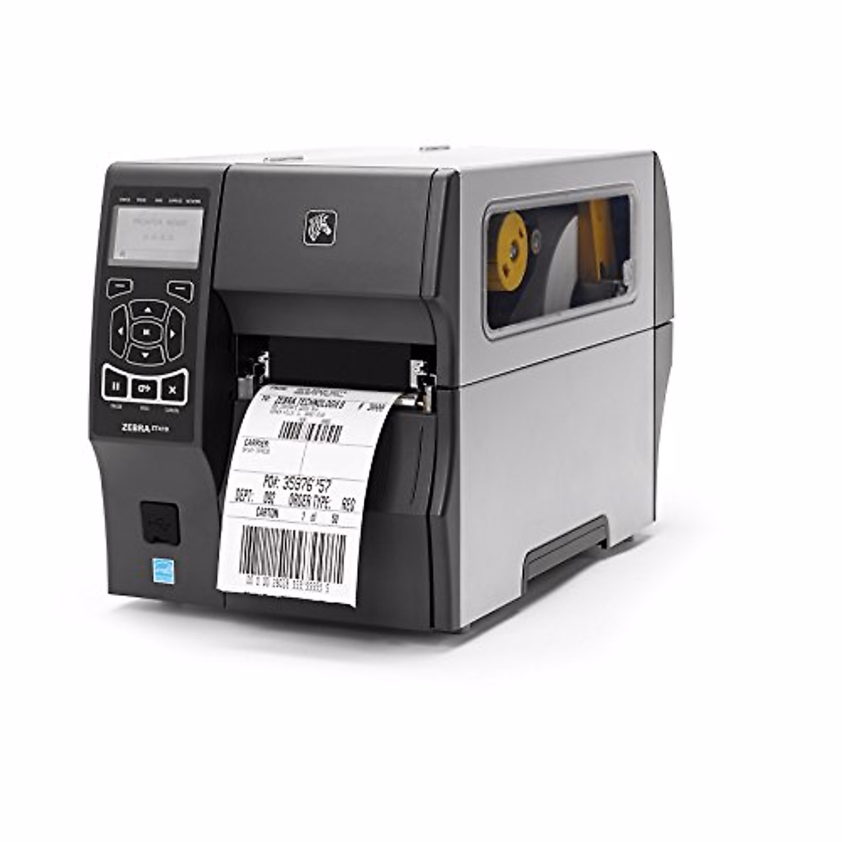 Zebra ZT41043-T010000Z ZT410 Industrial Thermal Transfer Table Top Printer, 300 DPI, Monochrome, With 10/100 Ethernet, Bluetooth 2.1, USB Host (Renewed)