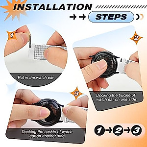 XFYELE Nylon Watch Band Compatible with Samsung Galaxy Watch 7/6/5/4/FE 40mm 44mm/Watch 6 Classic 43mm 47mm/Watch 5 Pro 45mm/Watch 4 Classic 42mm 46mm, 20mm Quick Release Replacement Sport Strap