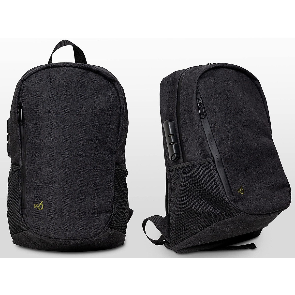 KEEP6 Backpack and Bag Set - Smell Proof with Lock for Men, Women, Kids, includes Minimalist Small Travel Odor Proof Bag, fits iPad and Macbook Air Laptop up to 13.3"