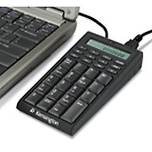 Kensington Notebook Keypad/Calculator with USB Hub, 19-Key Pad 72274