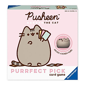 Ravensburger Pusheen Purrfect Pick Game - Fun Family Activity | Ideal for Cat Lovers and Pusheen Fans | Engaging Gameplay | Suitable for Ages 8 and Up | Pink Edition