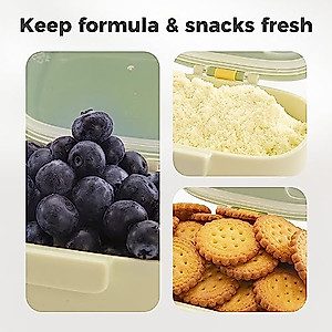BOLOLO Baby Food Storage,Baby Formula Dispenser,1 pc,16 oz Baby Food Jars,Baby Food Containers,Dishwasher Friendly