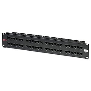 APC Cables APC 48 Port Cat6 Network Patch Panel