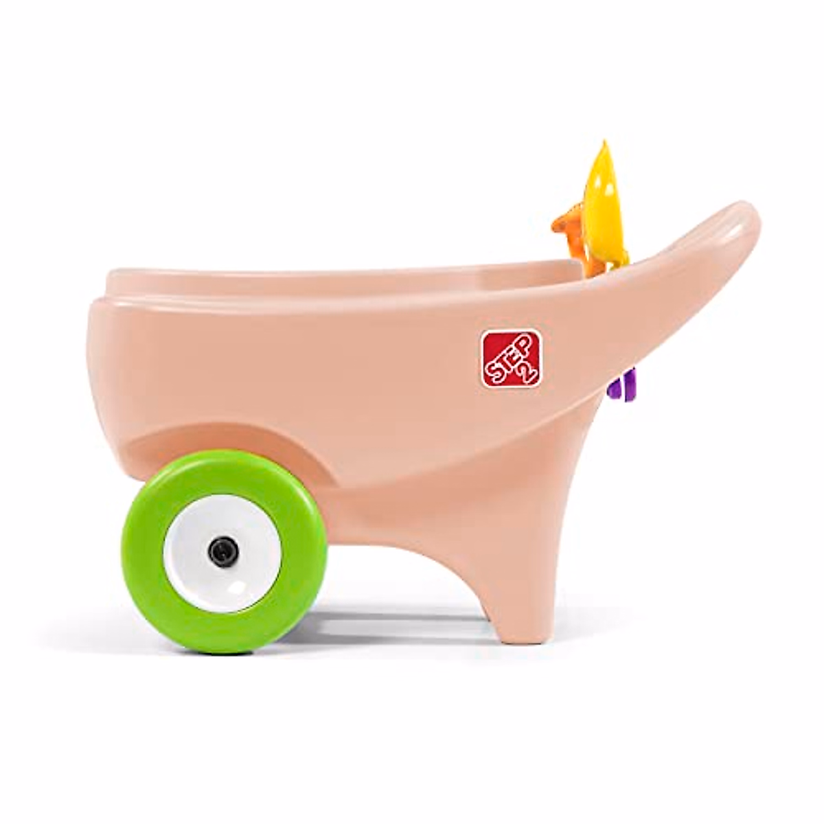 Step2 Springtime Wheelbarrow – Rose Pink – Toddler Role Play Garden Toy – Toddler Wheelbarrow – Perfect Easter Basket Alternative – Ideal for Easter Egg Hunts