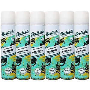 Batiste Dry Shampoo, Original, Classic Clean, 3.81 oz (Pack of 6)