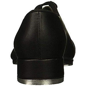 Leo womens Jazz Tap Dance Shoe, Black, 8 Medium US