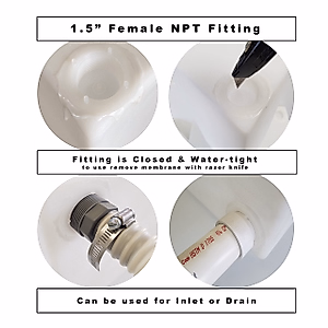 Class A Customs | RV Fresh and Gray Water Tank | Combo Pack (30 Gallon & 46 Gallon) | RV Water Holding Tanks