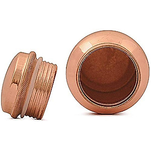 2activelife Unlined, Uncoated, and Lacquer-Free Hammered Pure Copper Water Bottle, 1000 ml, for Ayurvedic Health Benefits (33.81 Fl Oz)