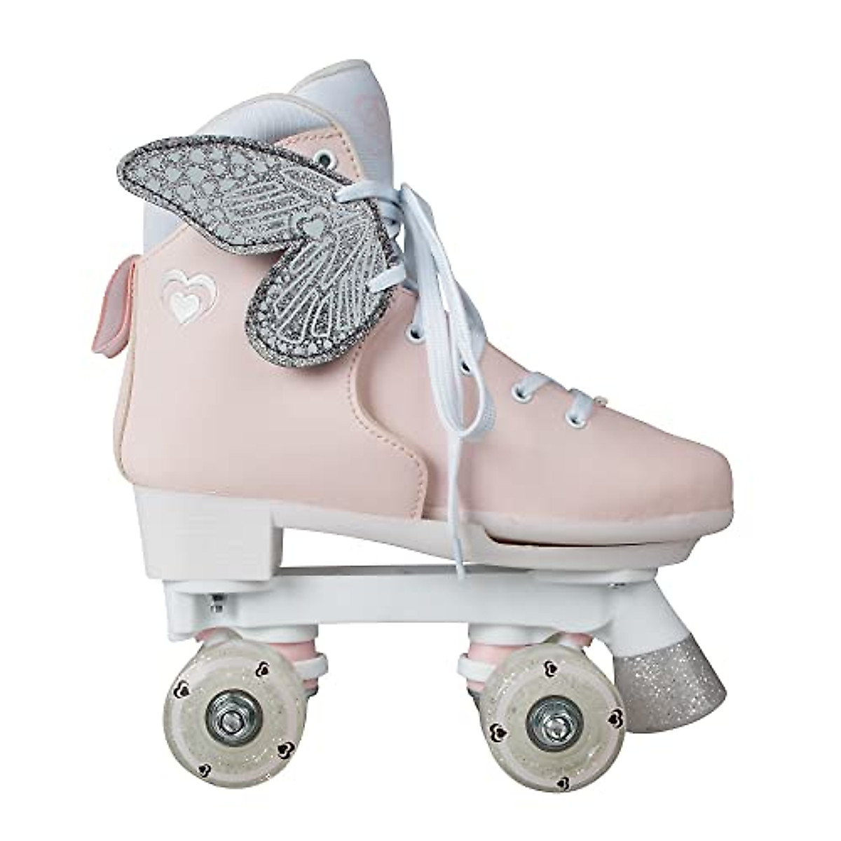 Circle Society Adjustable Roller Skates- Classic - Inverted Pink Vanilla SZ 3-7