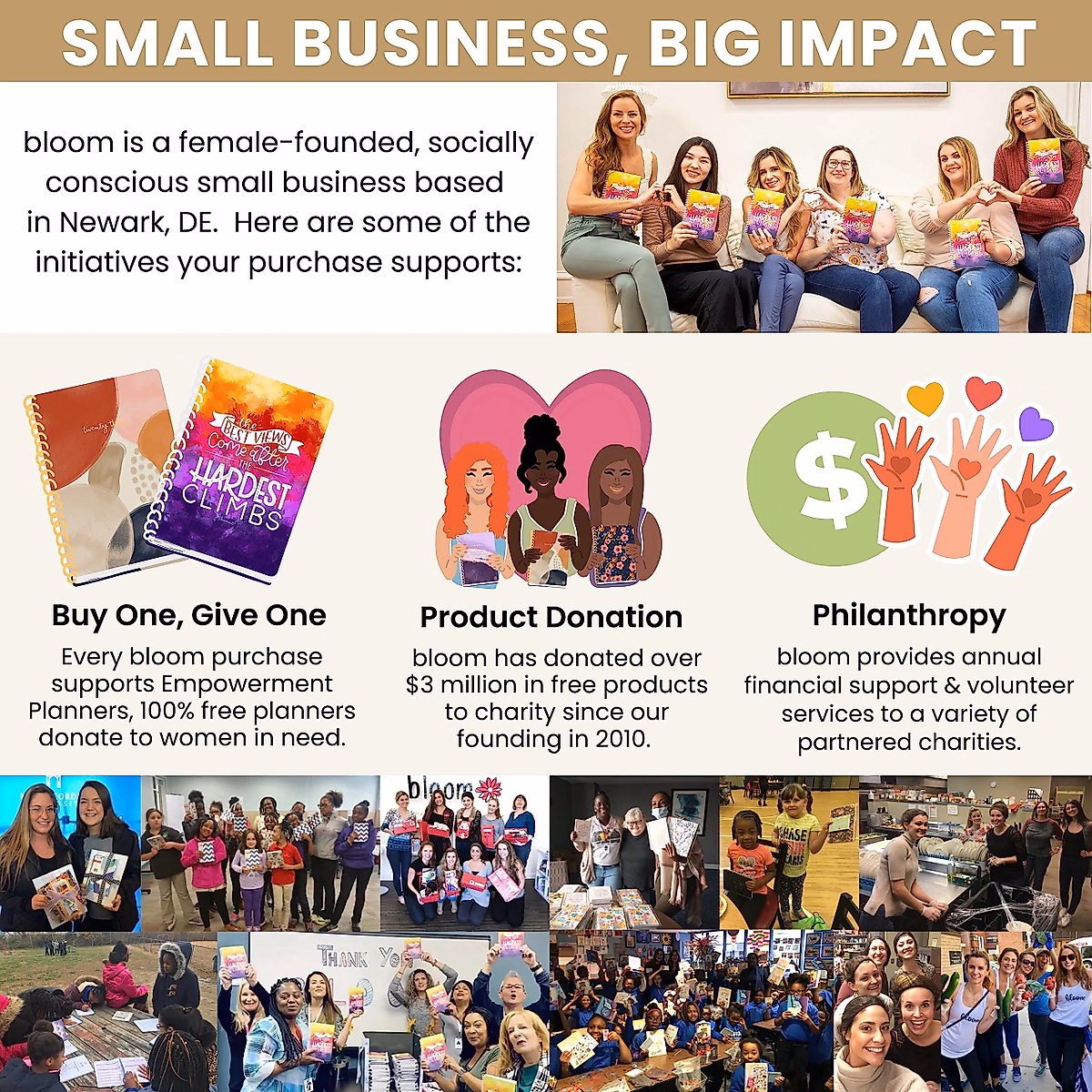 bloom daily planners 2024 Pocket Planner - 4” x 6” - (January 2024 - December 2024) - MINI Weekly/Monthly Agenda Organizer & Calendar Book - Garden Party