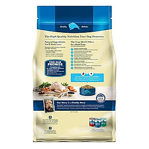 Blue Buffalo Life Protection Formula Adult Dry Dog Food, Helps Build and Maintain Strong Muscles, Made with Natural Ingredients, Chicken & Brown Rice Recipe, 15-lb. Bag
