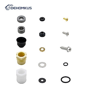 DEHOMKUS 630-7755 Wall Hydrant Repair Kit Compatible with Mansfield Prier Faucet Repair Kit 300 400 500 Series Replacement Pressure Vacuum Breaker Outdoor Faucet Wall Hydrants