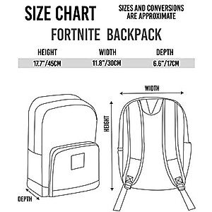 FORTNITE Character Camo Llama All Over Print Black/Khaki Backpack Bag