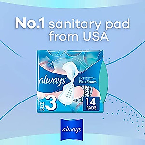 Always Radiant Teen Pads Get Real Regular Unscented w/Wings - 14ct