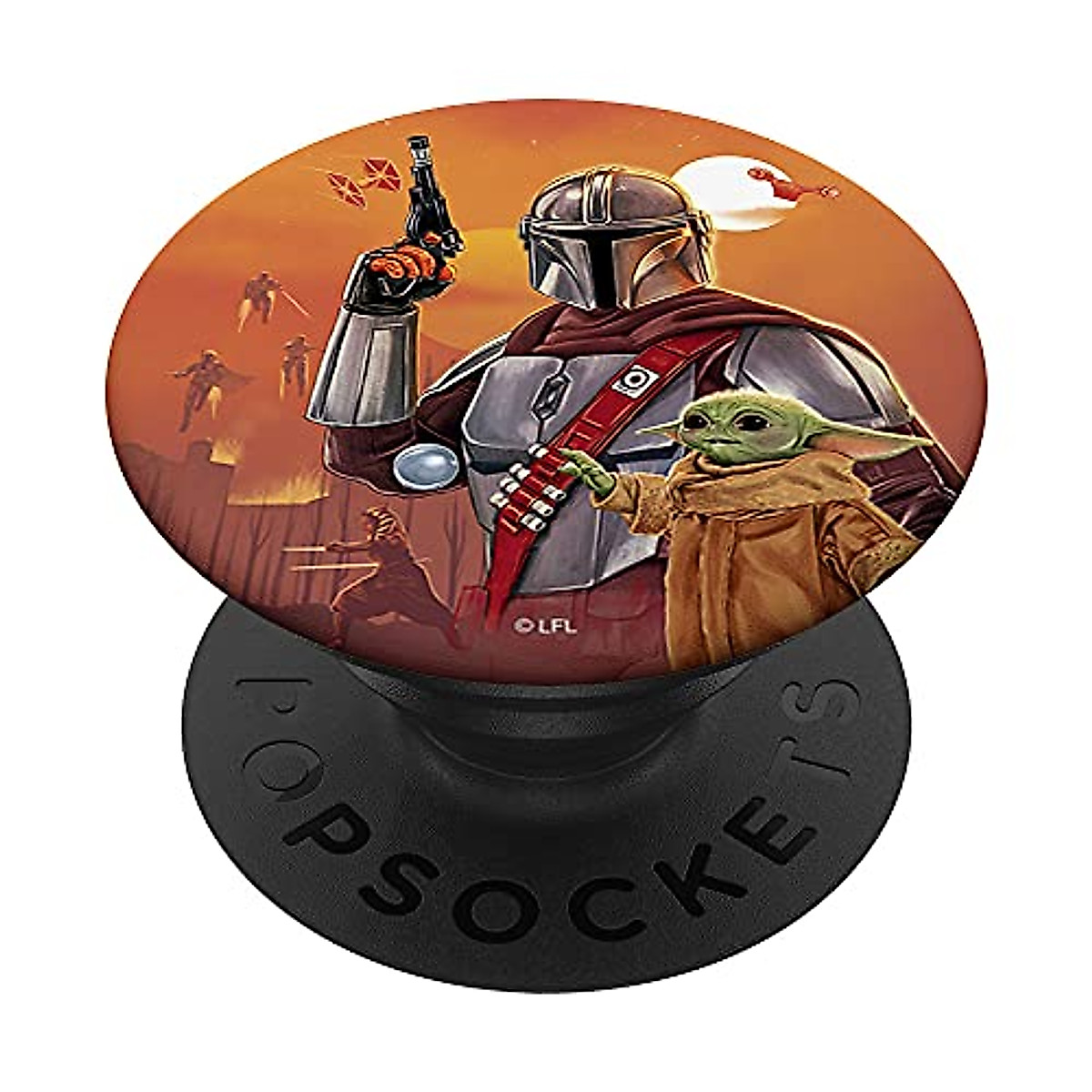 Star Wars: The Mandalorian & Grogu Space Western Exclusive PopSockets PopGrip: Swappable Grip for Phones & Tablets