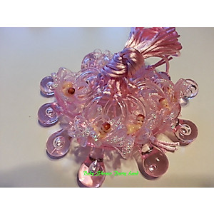 Pacifier Necklaces Baby Shower Game Favors Prizes Boy Girl with Little Baby Decoration You Pick Color ! (Pink)