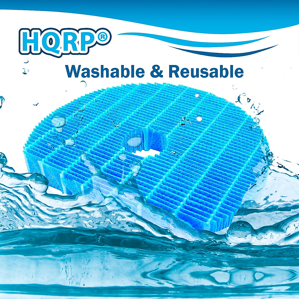 HQRP Humidifying Filter Compatible with Sharp KC850U, KC860U, KC-C70U, KC-C100U, KC-C150U Humidifier, FZC100MFU Replacement