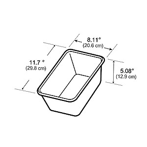 UNiPLAY Small Stackable Storage Bins for Closet Organizers, Food Organizer Bins, Pantry Storage and Toy Storage Organizer, (4-Pack), White