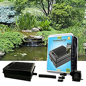 TetraPond Submersible Flat Box Filter, For 250 To 500 Gallon Ponds