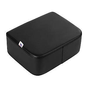Artist hand Children Leather Cushion Oversize Barber Salon Booster Seat,Spa Equipment Black