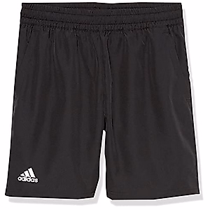 adidas Boys' Club Tennis Shorts, Black/White, Medium