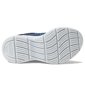 Skechers Microspec Plus-Swirl Sweet Sneaker, Navy/Multi, 13 US Unisex Little Kid
