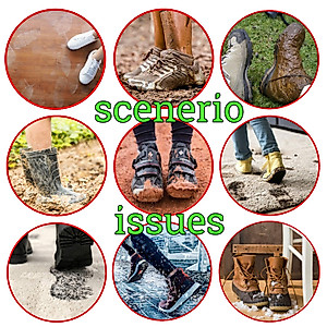 Shoe Covers Disposable Indoor Non-Slip - Premium Gift Packaging, Reusable Booty Cover, Thickest 70gsm Fabric, Extra Durable, Water Resistant, Extra Large One Size Fits All US13 Booties