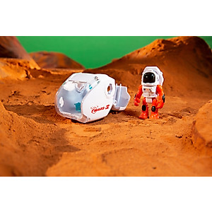 ASTRO VENTURE Space Shuttle Toy, Mars Mission Spaceship for Kids with Lights and Sound, Astronaut Figure, Capsula and Accessories, Fun Space Gift Toys for Any Mission & Adventure