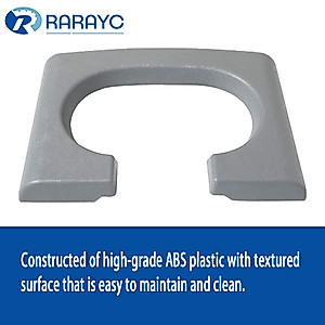 RARAYC Center Console Cup Holder Replacement Cup Pad Gray Compatible with Ford F-150 2004-2014, Bench Seat Console F150 Center Console Accessories (Gray)