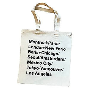 Reusable Canvas Tote Bag, Tote Bag For Women, Tote Bag For Men, Reusable Grocery Bag, Capital Cities Tote Bag, Aesthetic Tote Bag