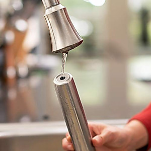 French Rolling Pin for Baking by Ultra Cuisine – Tapered Stainless Steel Design, Adjustable Weight, Professional or Home Use with Pizza, Cookie, Pastry Dough, Fondant & Pie Crust –Dishwasher-Safe