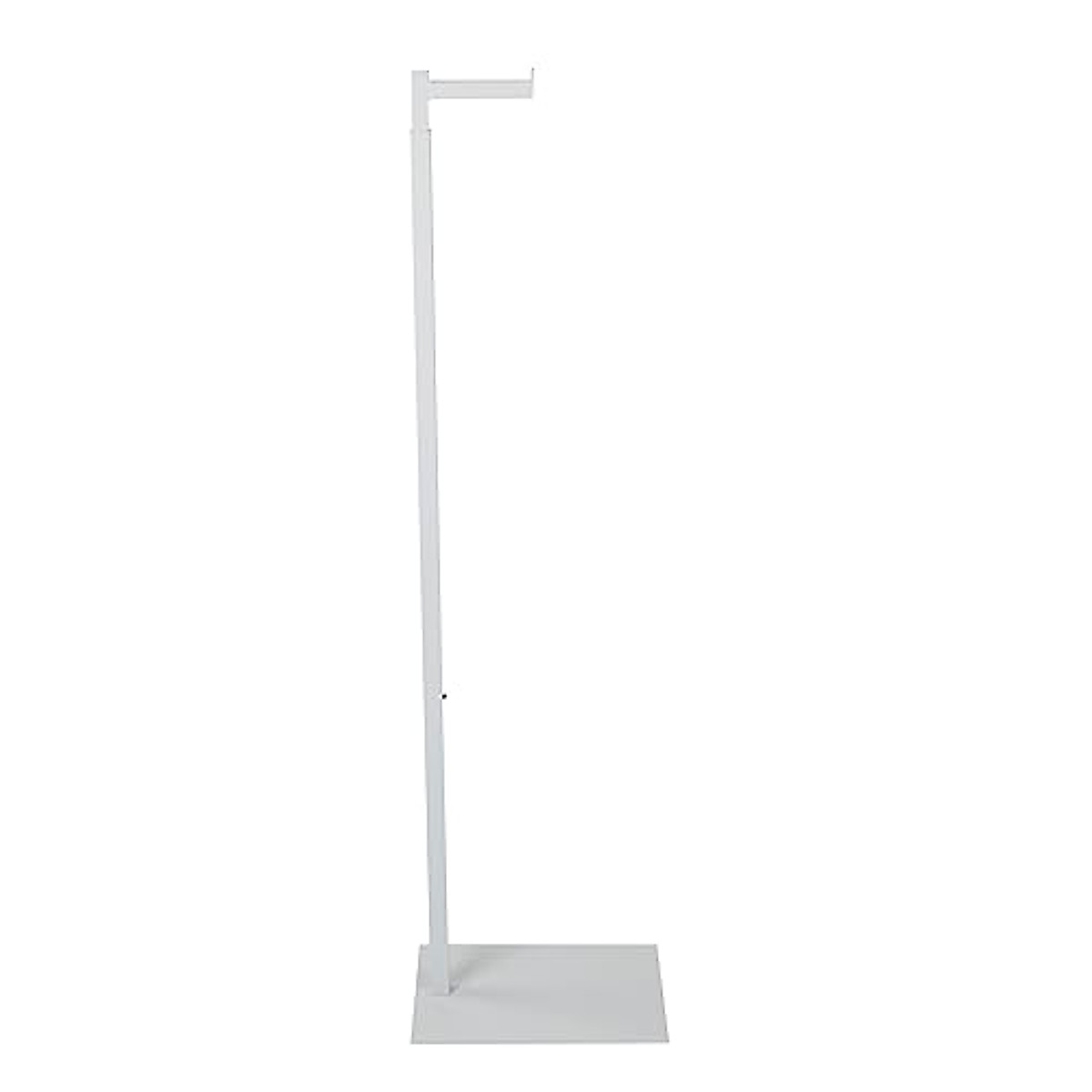 SSWBasics White Adjustable Single Costumer (Adjustable from 48" to 72")