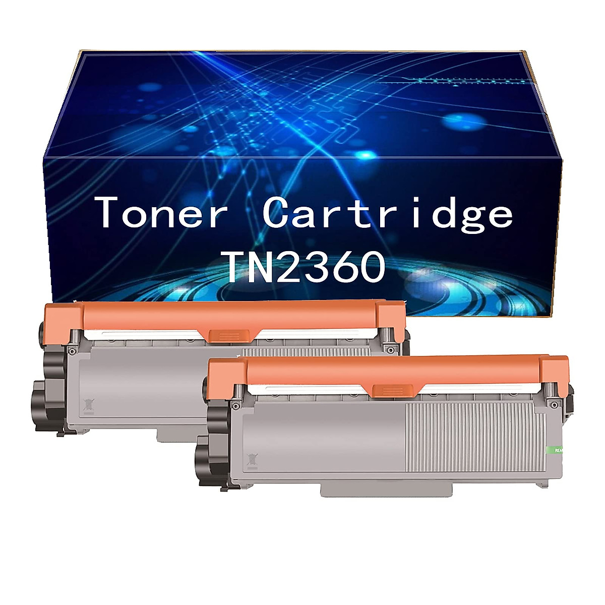 TN2360 Toner Cartridge is Applicable to for Brother HL-L2300 L2300D L234ODW L2360DN L2365DW L2380DW MFC-L270ODW L272ODW L274ODW DCP-L250OD L2520DW L256ODW Model Black*2