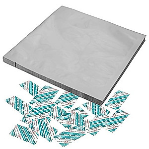 100 Pack Of Mylar 8x8" Bags & 100 Pack Of Oxygen Absorbers