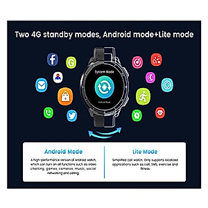 JAITEA Waterproof Dual-chip P22+PAR2822 Compatible Smartwatch 13MP IMX214 Camera 4GB 64GB Memory 1260mAh Men