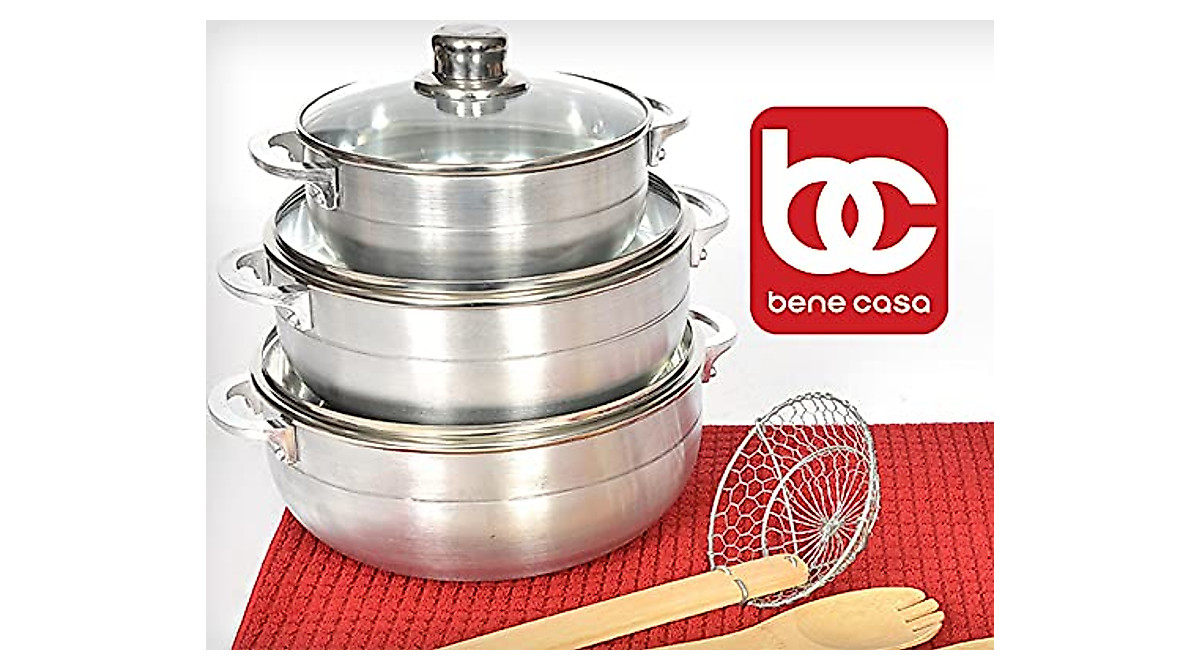 Bene Casa Black Nonstick Frying Pan - 6" Aluminum