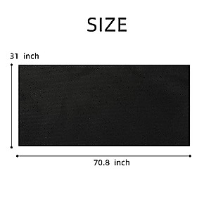 20 PCS Thick Massage Table Sheets Sets Disposable SPA Bed Sheets Non Woven Fabric Lash Bed Cover 31" X 70" Black