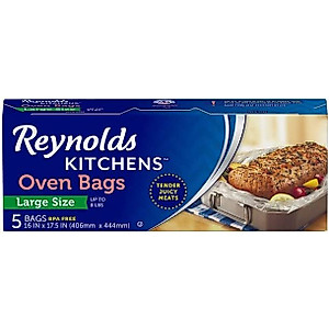 Reynolds Oven Cooking Large Size for Meats & Poultry (up to 8-Pounds) (5 Count, Pack of 2)