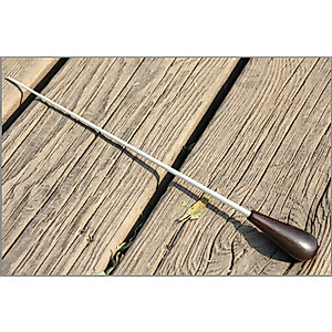 Music Band Conducting Baton Orchestra Baton Black Walnut Handle Baton with Tube case(Black Walnut Handle)