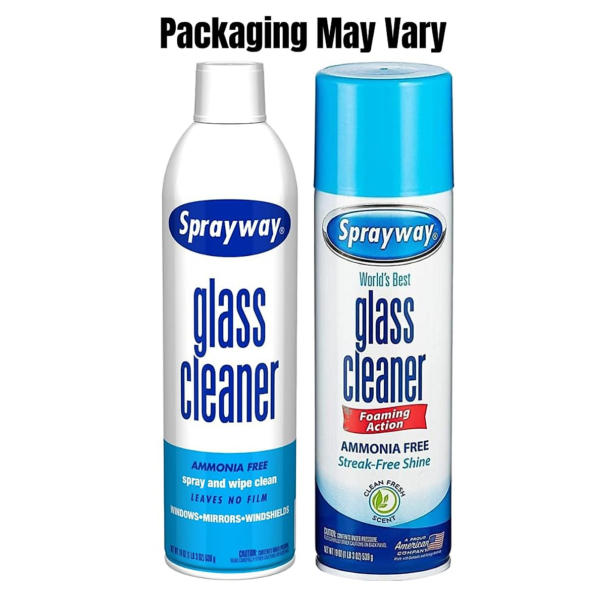 Sprayway, Glass Cleaner, 19 Oz Cans, Pack of 2