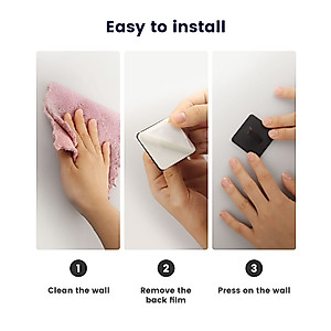 xdgeLoad Heavy Duty Adhesive Hooks, Bath Towel Hooks 24 Pack, Adhesive Wall Hooks for Bathrooms/Coat/Robe/Kitchen, Non-Punching self-Adhesive Hooks, Matte Stainless Steel Black