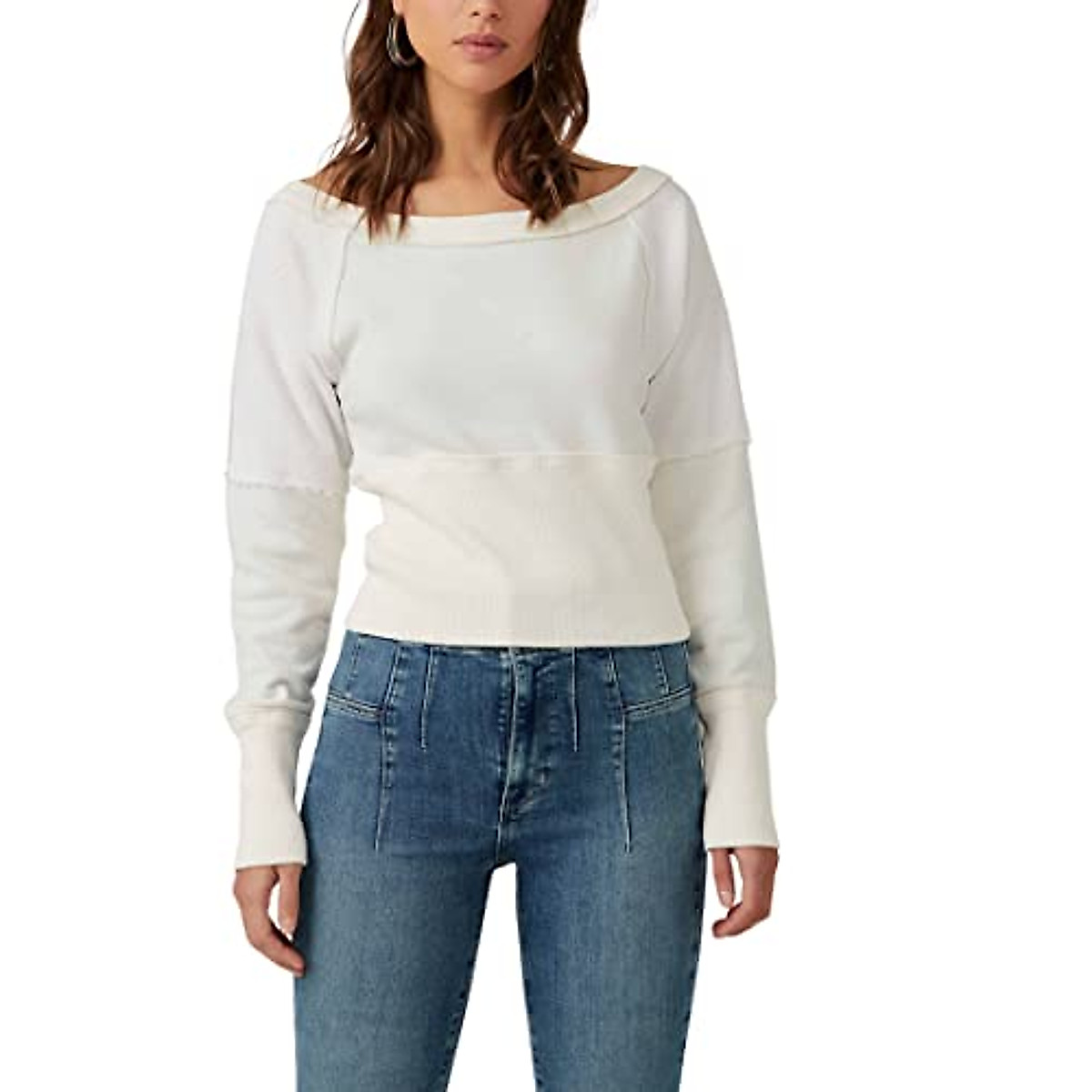 Free People Last Minute Pullover Tofu MD (Women's 8-10)