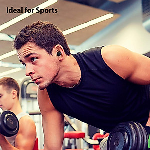 Avantree Mini True Wireless Earbuds for Small Ears Canals, Sport Bluetooth 5.0 Earphones with Volume Track Control & Mic, Clear Sound, Charging Case, 28H Playtime - TWS110