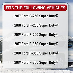 Replacement Fuel Filter, Compatible with Ford Vehicles, 2017-2019 - F-250 Super Duty, F-350 Super Duty - Replaces FD-4625, HC3Z-9N184-C, FD-4624, HC3Z-9N184-B - 6.7L Diesel Fuel Water Separator