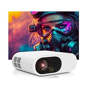 Auto Focus FHD 1080P/4K Smart Projector 700ANSI & 15000 lumens, BT5.0, Android 10 LED Home Movie Projectors, Built-in Certified TV Box Support 8000+ Apps, Compatible with Stick/iPhone/Laptop